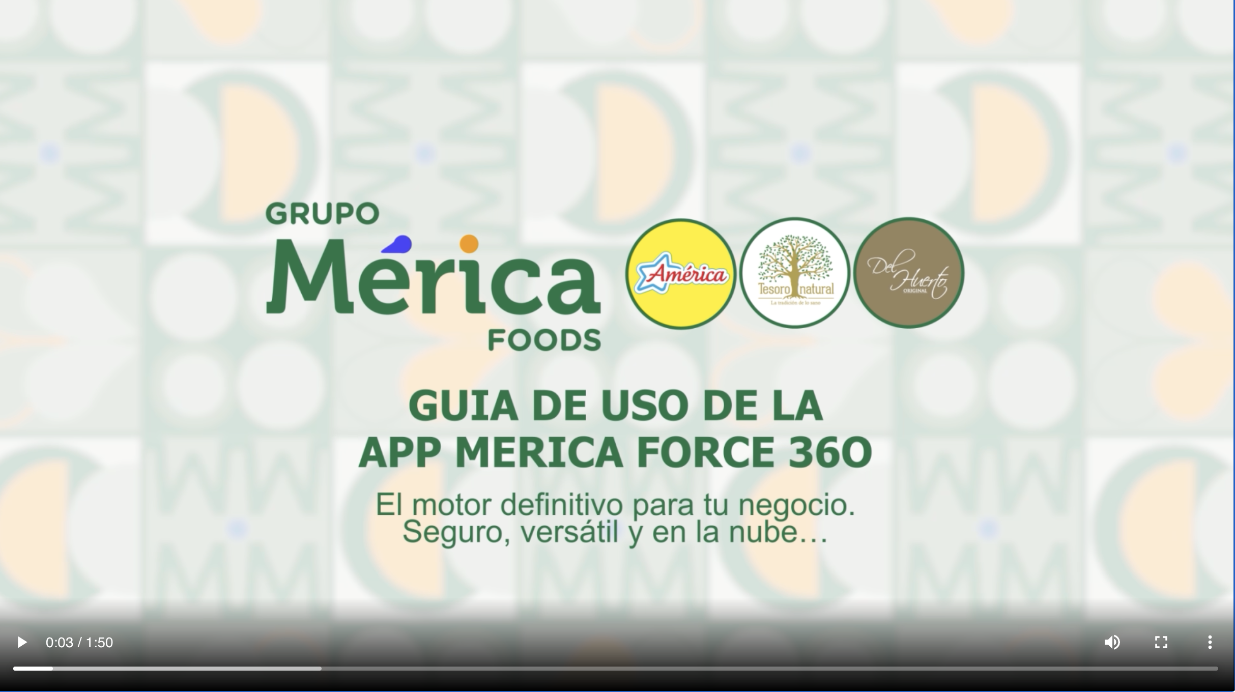 APP Mérica Force 360º | Grupo Mérica Foods